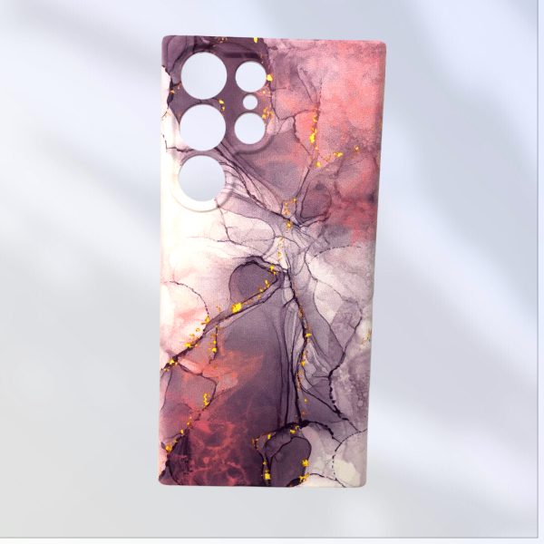 Maska Print za Samsung S23 ultra pink marble