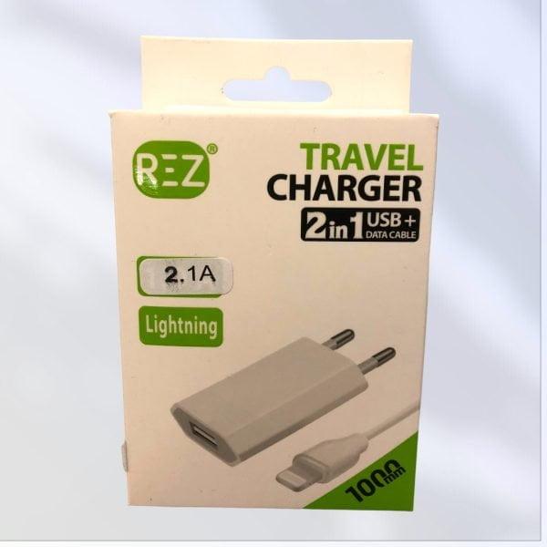 REZ USB lightning/iPhone punjač 2.1A