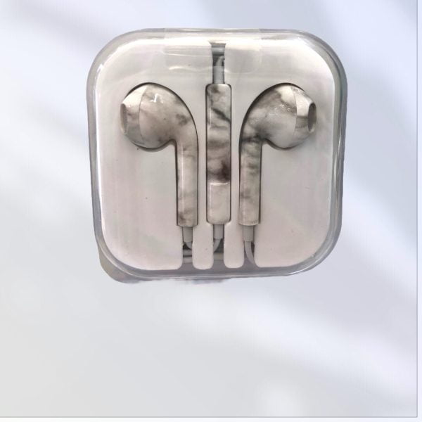 Slušalice 3.5mm sa kablom white marble