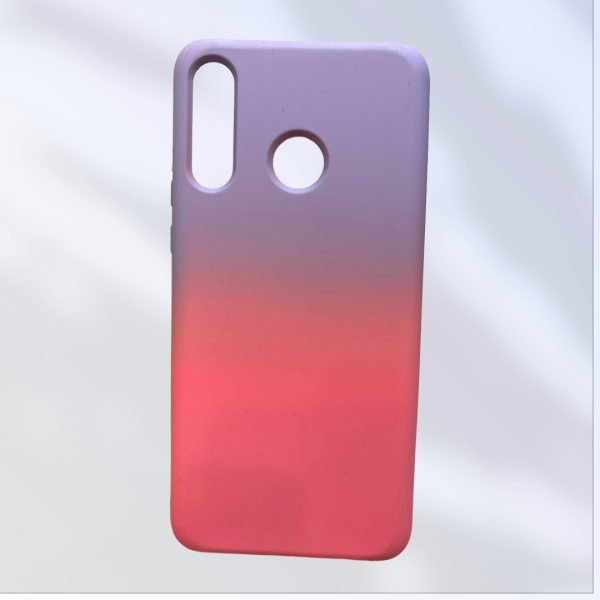 Maska Double Color za Huawei P30 lite ljubičasto-roze