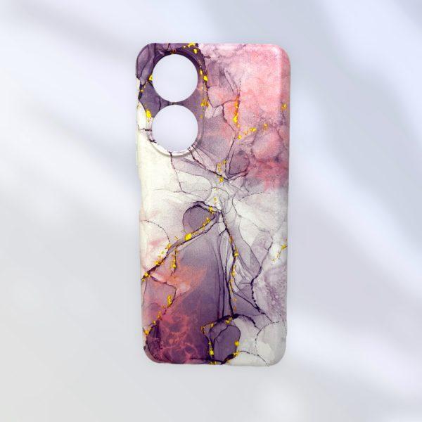 Maska Print za Honor X7 pink marble