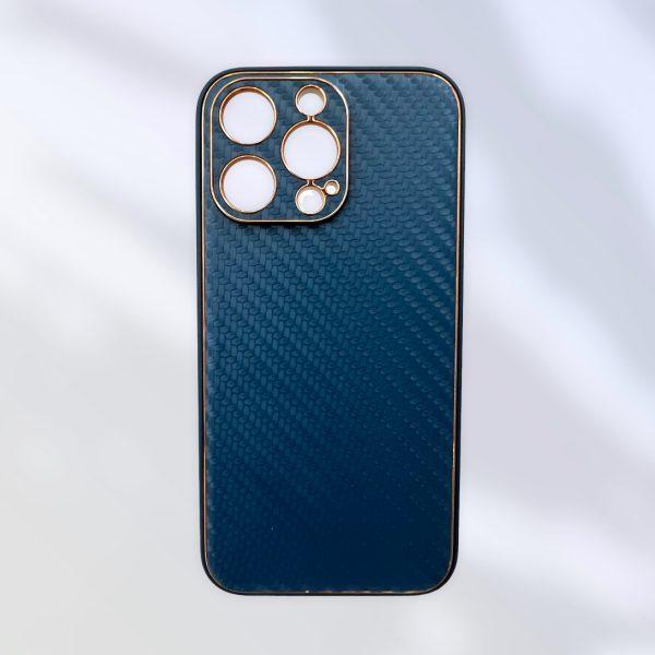 Maska Carbon Elegance za iPhone 13 pro plava