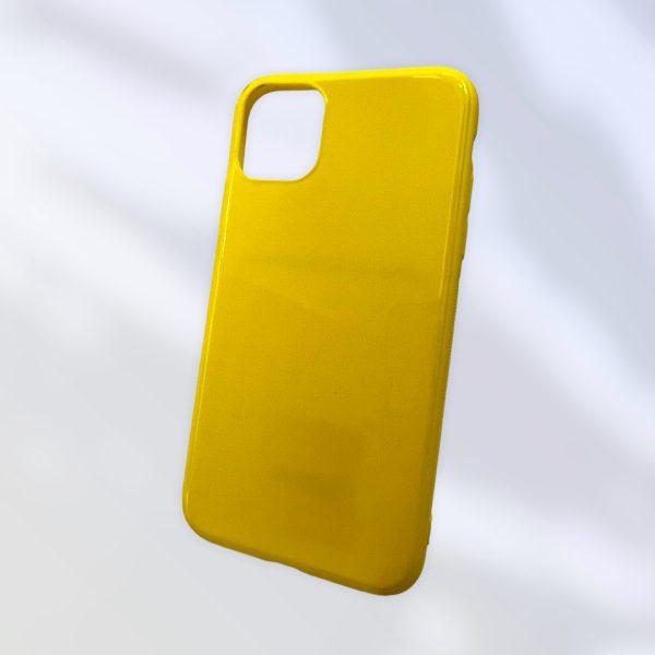 Maska Thin color za iPhone 11 žuta