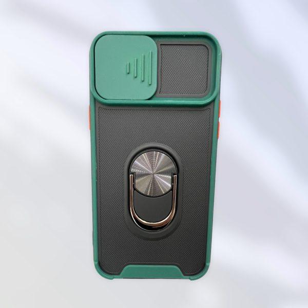 Maska Defender Ring & Camera protection za iPhone 12/12 pro zelena
