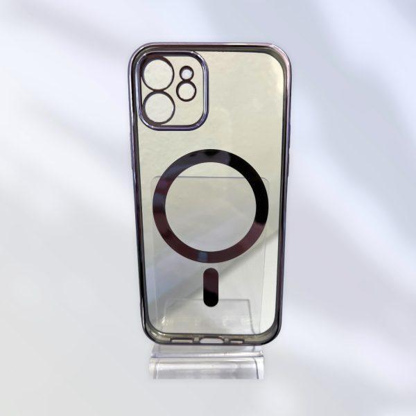 Maska Magnetic Connection za iPhone 12 ljubičasta