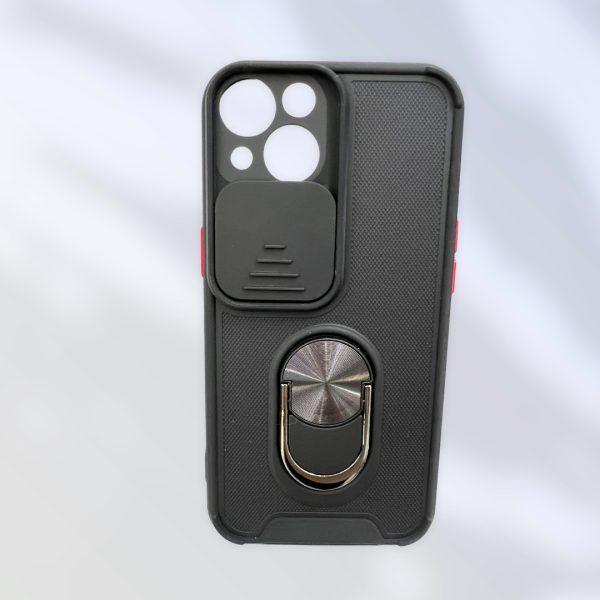 Maska Defender Ring & Camera protection za iPhone 13 crna