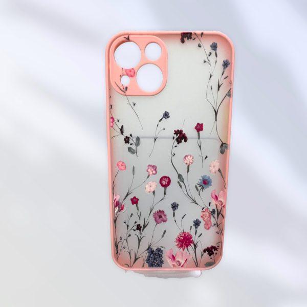 Maska Matte Painted za iPhone 13 flowers