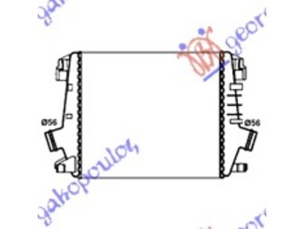 HLADNJAK INTERKULERA 1.7/2.0 CDTi (66x36x30) OPEL ASTRA H 04-10