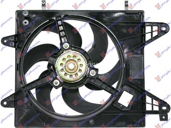 VENTILATOR KOMPLET (1.6cc BENZIN) (+AC) FIAT MULTIPLA 98-04