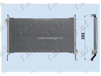 HLADNJAK KLIME 1.4/1.8/2.0cc (58x31) 96-98 FIAT MAREA 96-07