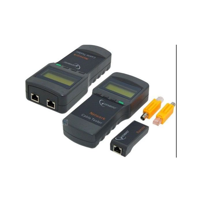 NCT-3 Gembird Digital network cable tester. Suitable for Cat 5E, 6E, coaxial, and telephone cable