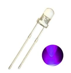 LED 3MM-CLEAR UV 2000