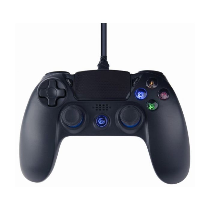 JPD-PS4U-01 Gembird USB 2.0 analog vibration gamepad, PlayStation 4 / PC, 3m black