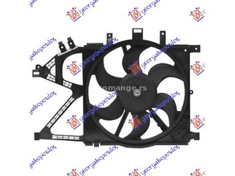 VENTILATOR KOMPLET (390mm) (3 PIN) OPEL CORSA C 00-06