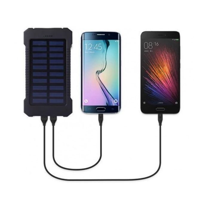 HRD-T12 ** Gembird solar power bank 12000mAh 2xUSB, LED, kompas(959)