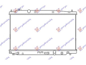 HLADNJAK MOTORA 1.4 BENZIN (AUTO) (350x711x16) HONDA JAZZ 08-11