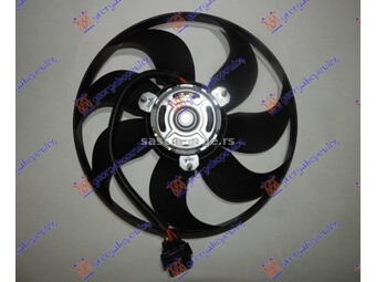 VENTILATOR HLADNJAKA (MOTOR+ELISA) (345mm) (250/60w) (3 PIN) VW POLO 05-09