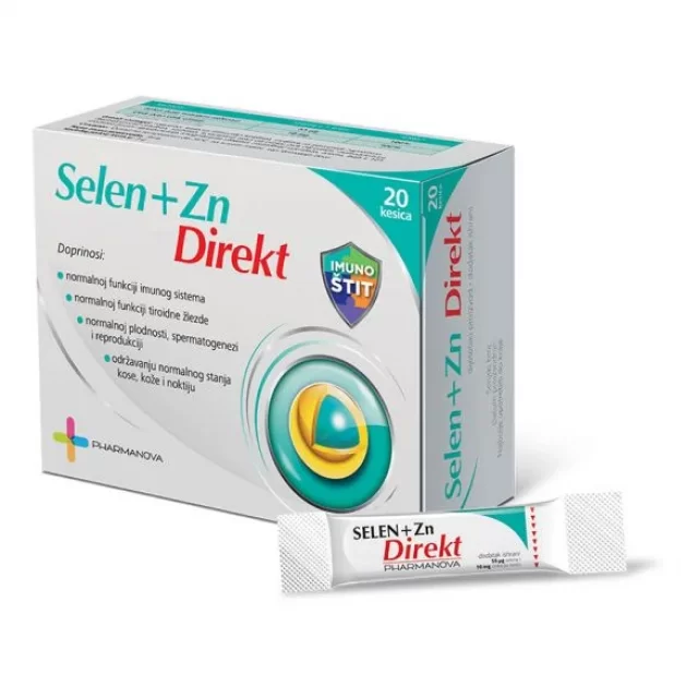 Selen+cink direct 20 kesica