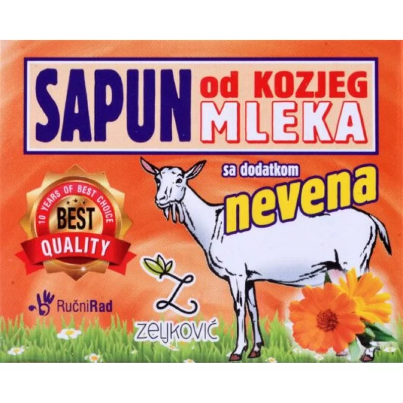 Sapun od kozjeg mleka + neven 60g