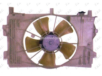 VENTILATOR KOMPLET (BENZIN) (ZABICE) TOYOTA AVENSIS (T25) 03-08