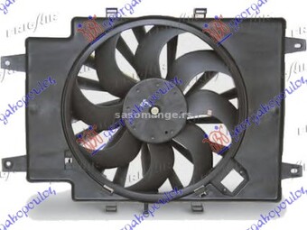 VENTILATOR KOMPLET (1.6/1.8/2.0cc) (+AC) ALFA ROMEO 147 00-10