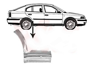 RUB (PREDNJI DEO SA POLOVINOM SAJTNE) SKODA OCTAVIA 4 97-10