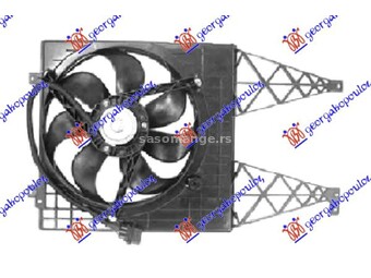 VENTILATOR HLADNJAKA () (1.6/1.8 BENZIN - 1.9 DIZEL) SKODA OCTAVIA 4 97-10