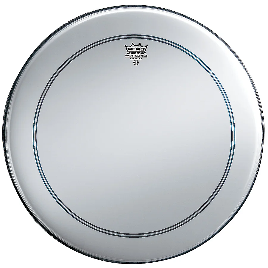 Remo 22" Powerstroke 3 Smooth White P3-1222-C1