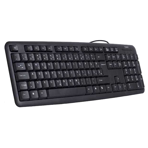 S-BOX tastatura K-14 (Crna) SRB (YU), 104 tastera