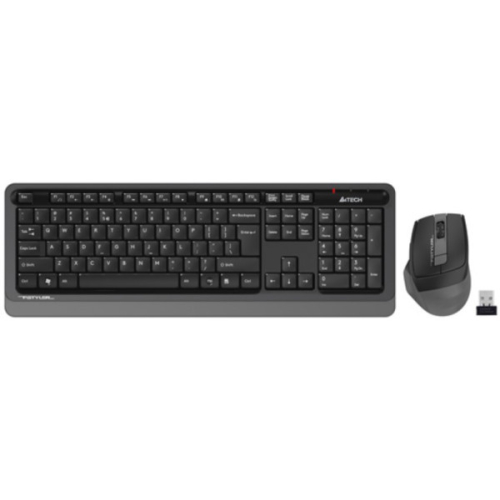 A4-FG1035 A4Tech Fstyler Bezicna tastatura US-LAYOUT + bezicni mis USB, Grey