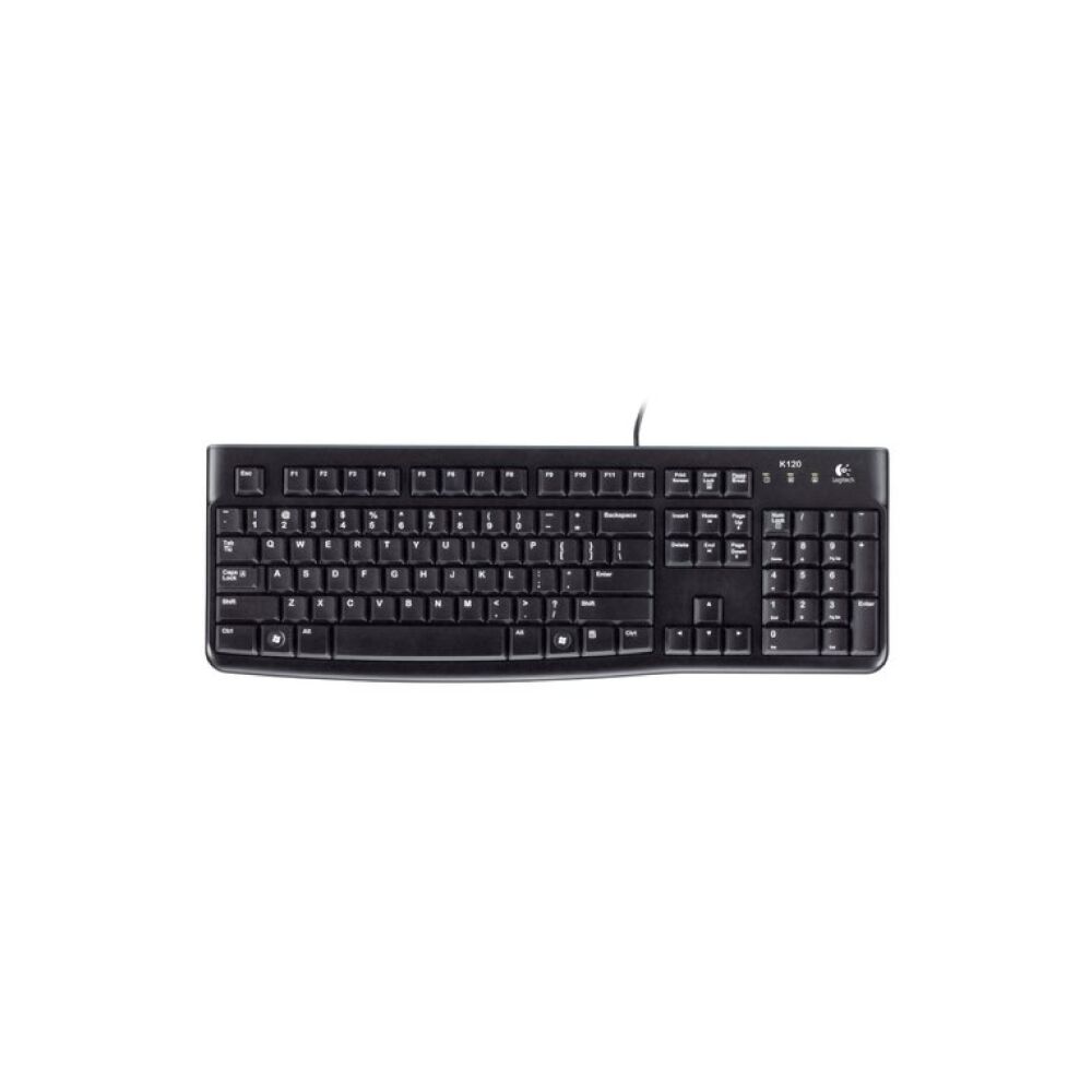 Logitech Žična tastatura K120 US USB - Crna