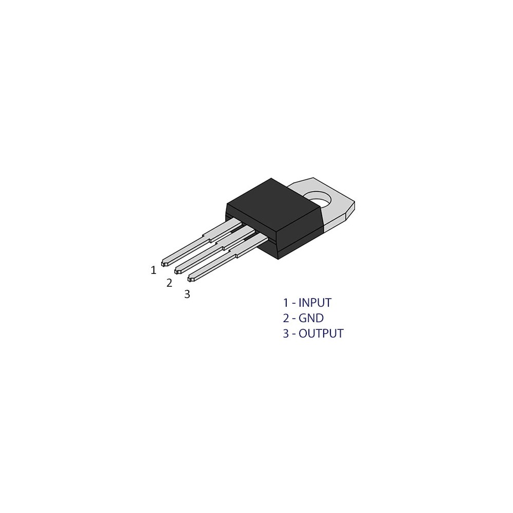 Stab.napona +10V 1A,TO220