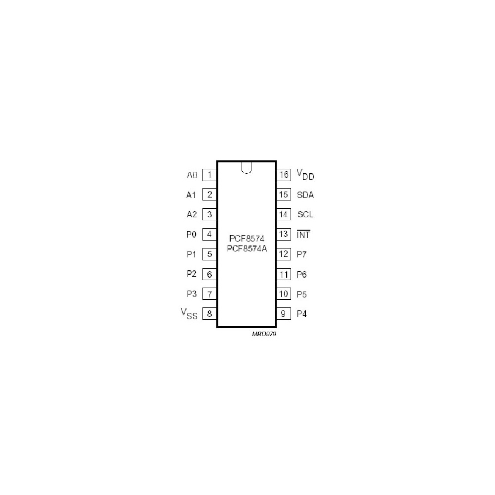 CMOS-IC 8-Bit i/o eXPANDER, BIDIREKT.F