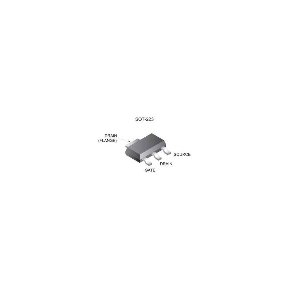 N-Logl 55V 3,8A 2,1W 0,04R SOT223
