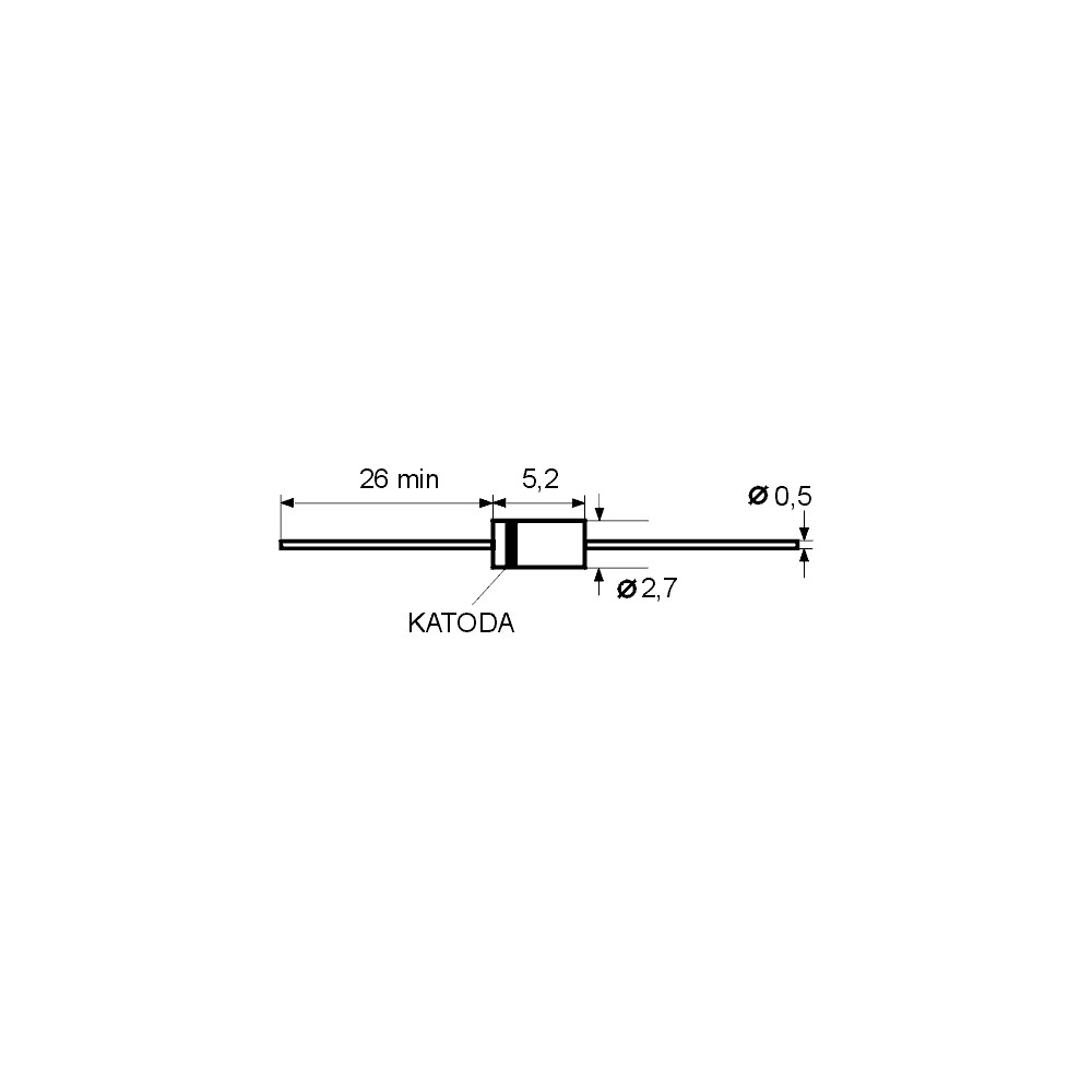 Z-Dioda 1.3W 16V DO41