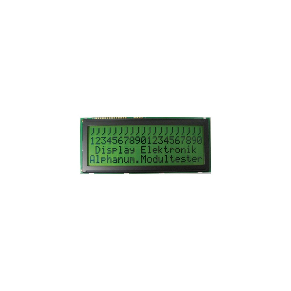 LCD Modul 20x4 Yellow LED-Backl 146x62,5x14