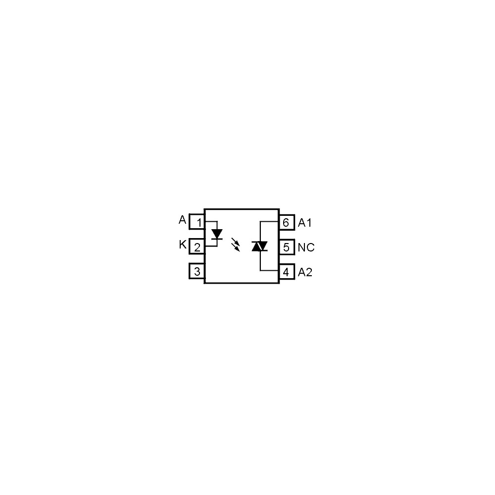 Optotr 7.5kV 400V 30mA DIP6