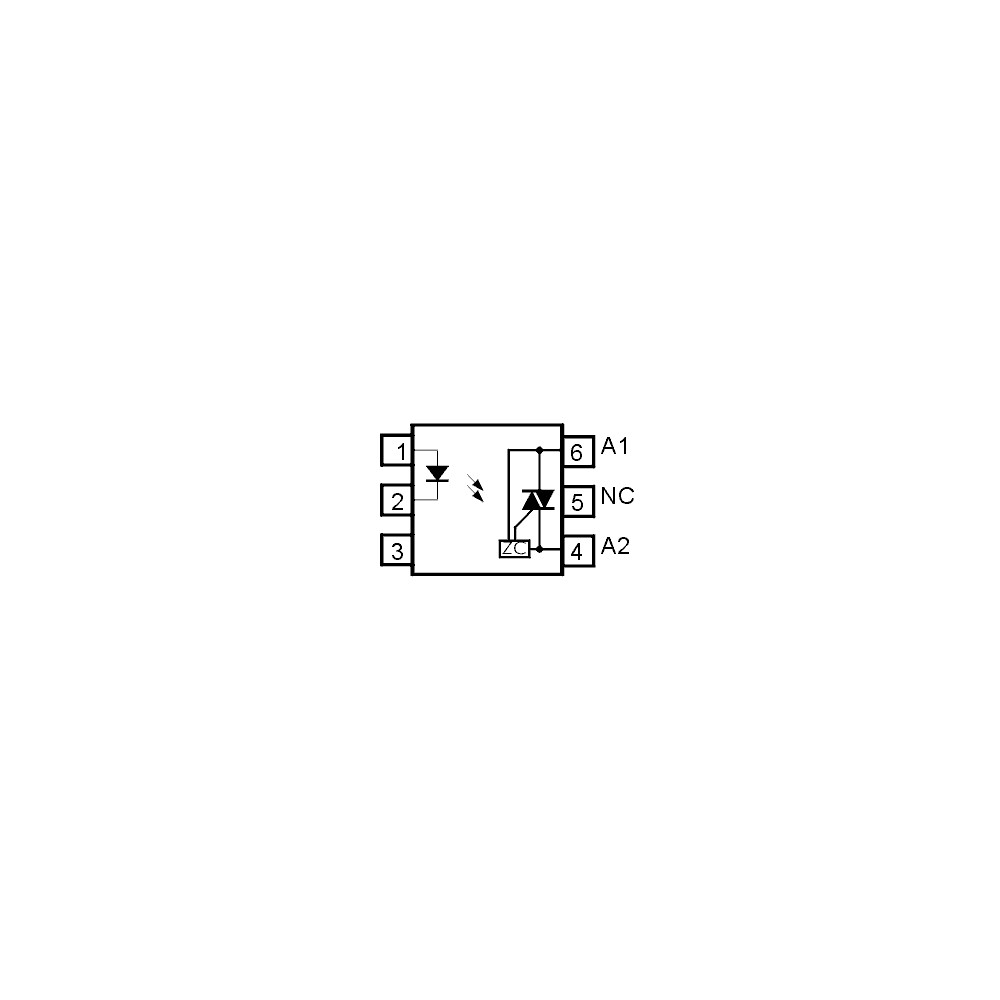 Trijak out 7,5KV, DIP6