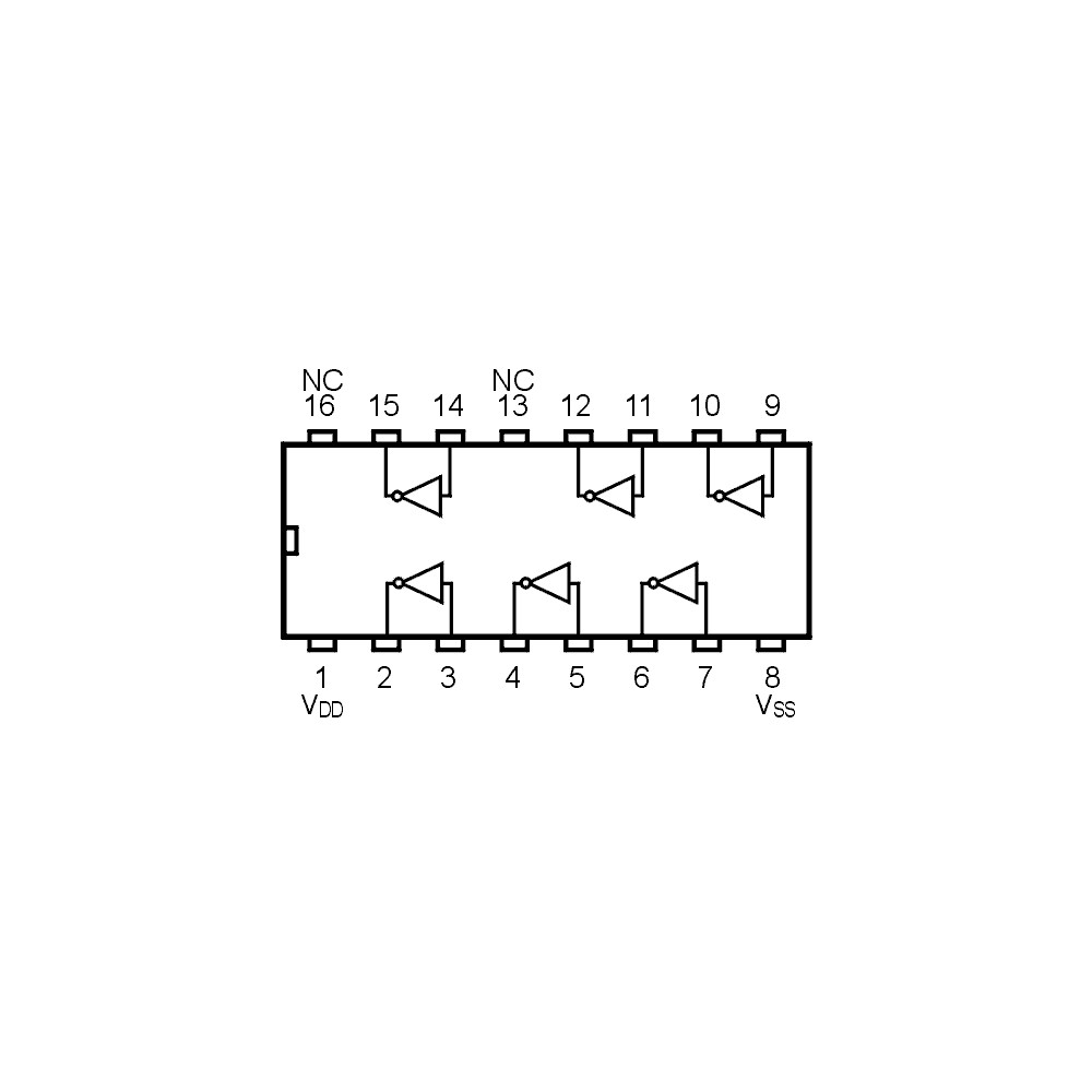 IC Hex Inverting Buffer