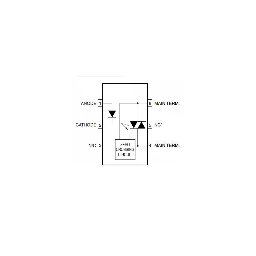 Optotr+ZCD 7.5kV 800V 5mA DIP6