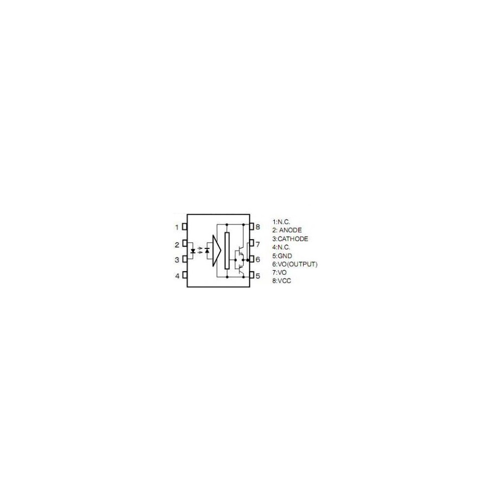 Optoc.MOSFET Dr.2,5kV 1,5A DIP8