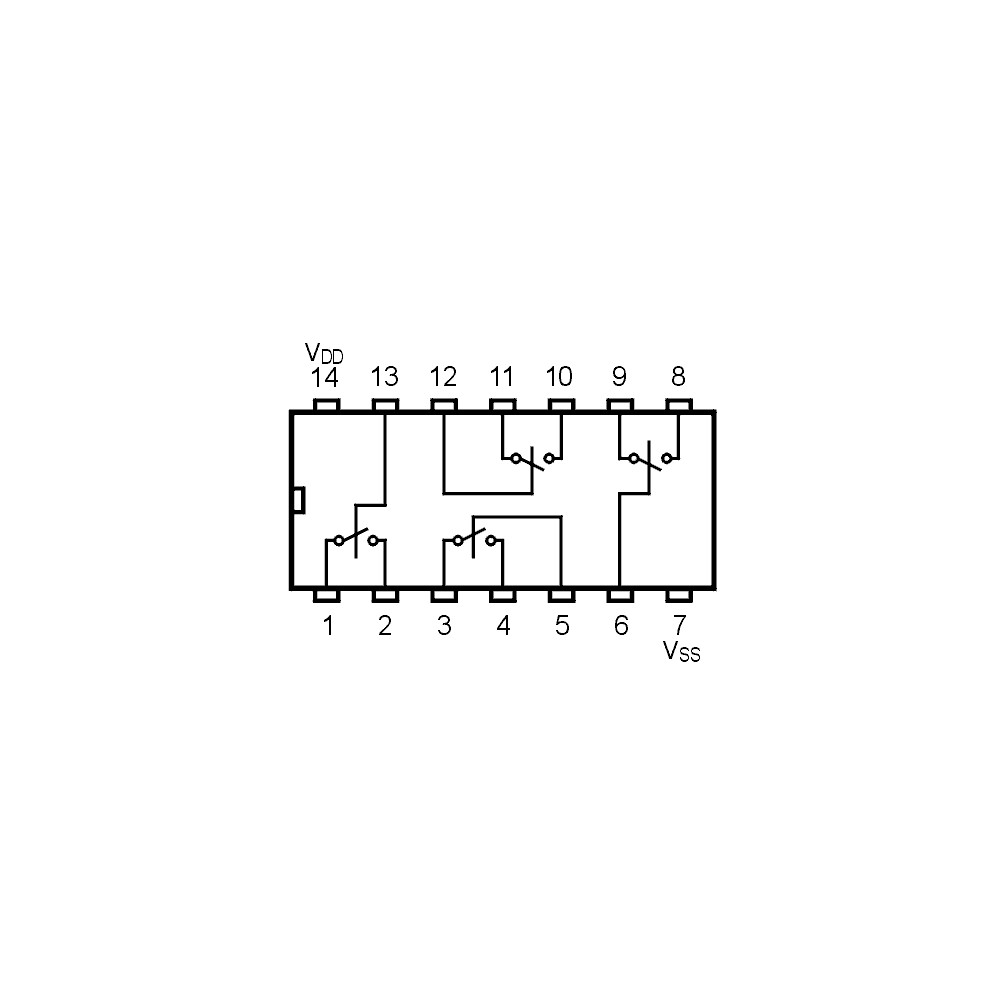 IC Quad Bilateral Switch