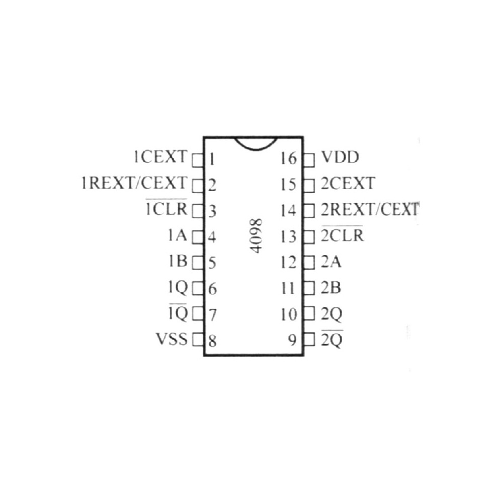 IC Dual Monostable Multivibr