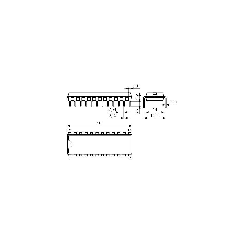 Latch/Decoder/Demulti. Single 4-to-16