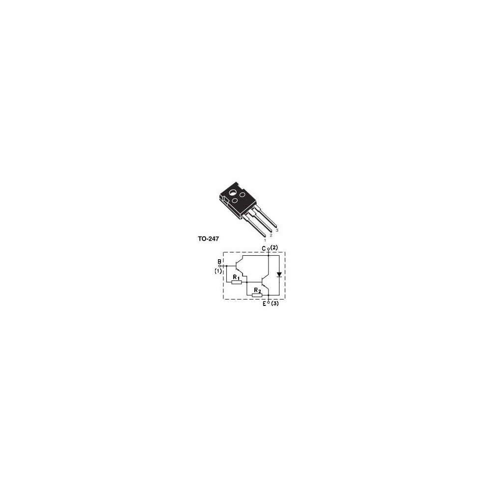 Tranz. P-Darl+Di 60V 16A 200W