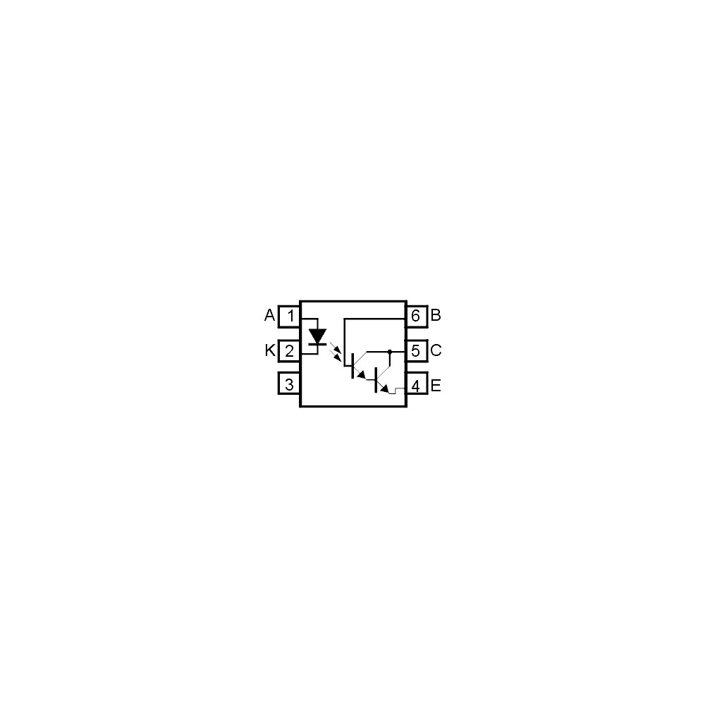 Optok Darl.>2.5kV 30V 0.1A 500% DIP6