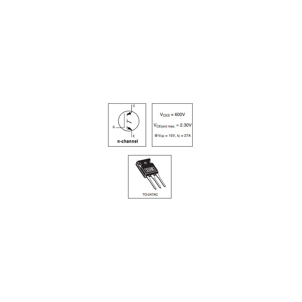 IGBT N ch 600V 55A 200W TO247AC