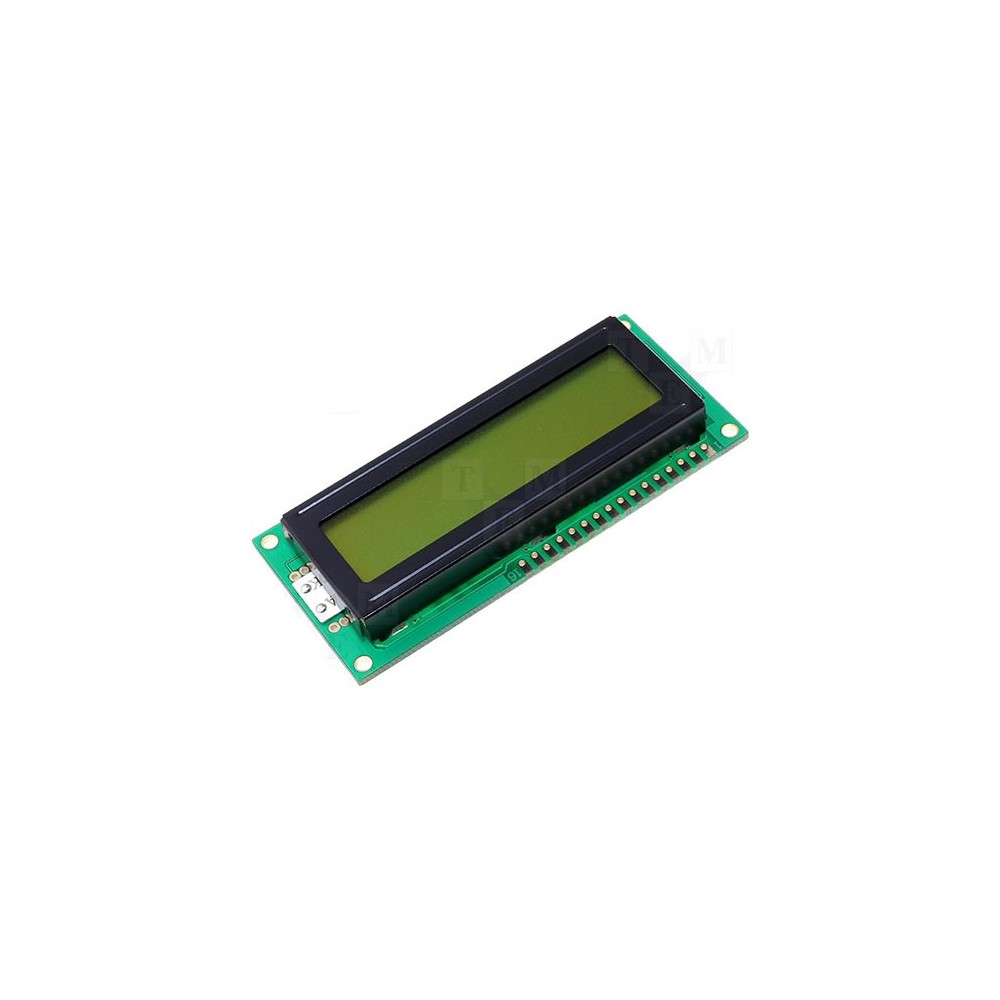 LCD Disp.16x2 STN grau refl.80x36x9.5