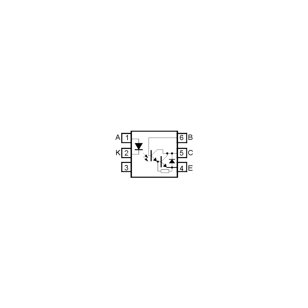 Photo Trans.Darl+Bas 5kV 300V TUV DIP6