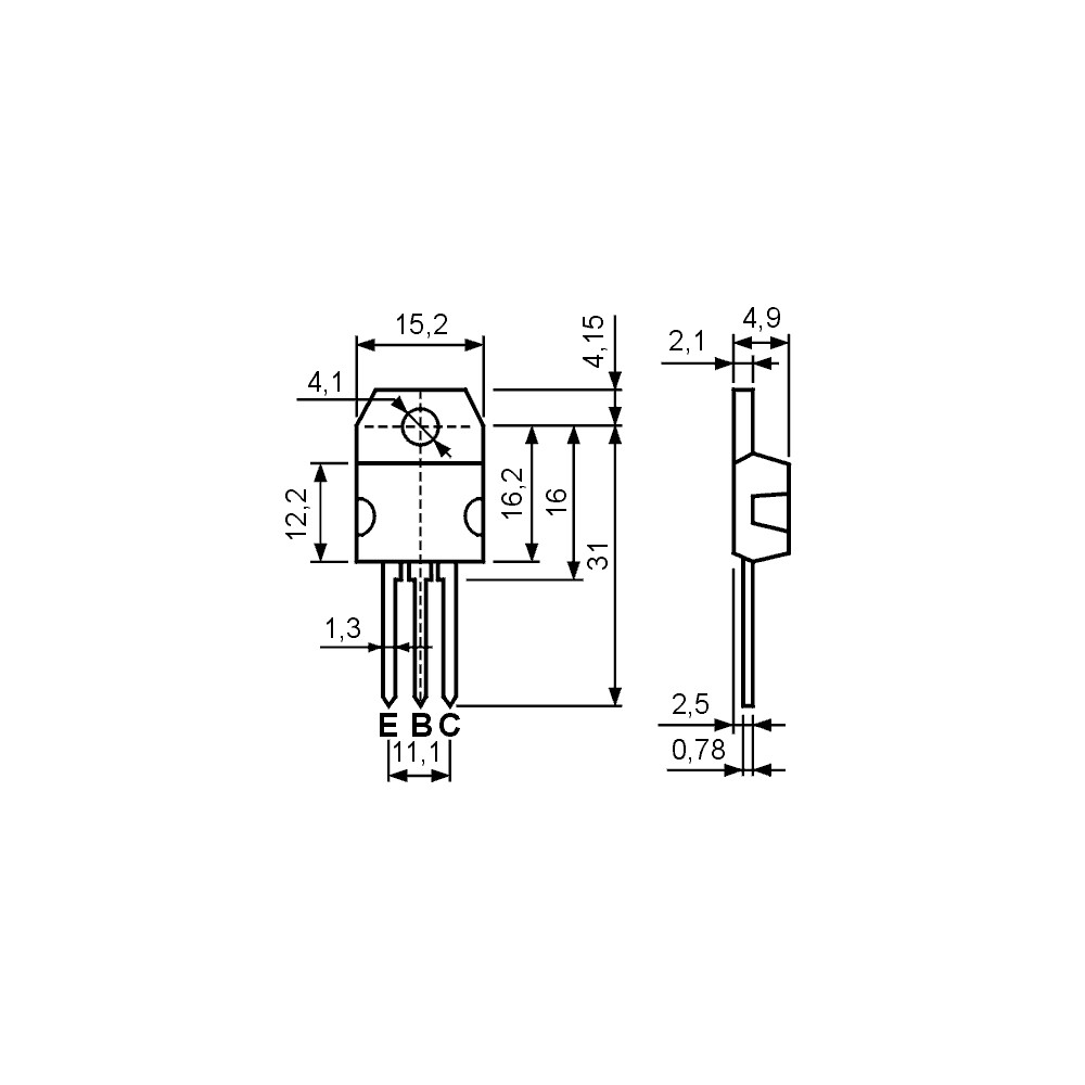 Tranz. P 60V 15A 90W